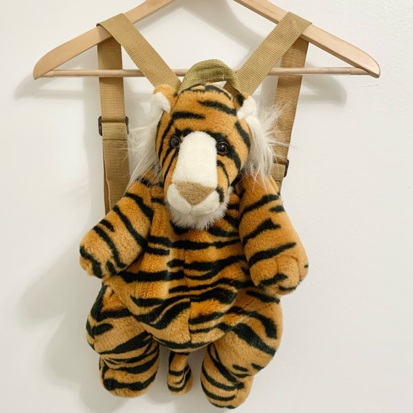 Mango Teddy Bear Co | Bags | Vintage Mango Teddy Bear Co Tiger Plush ...